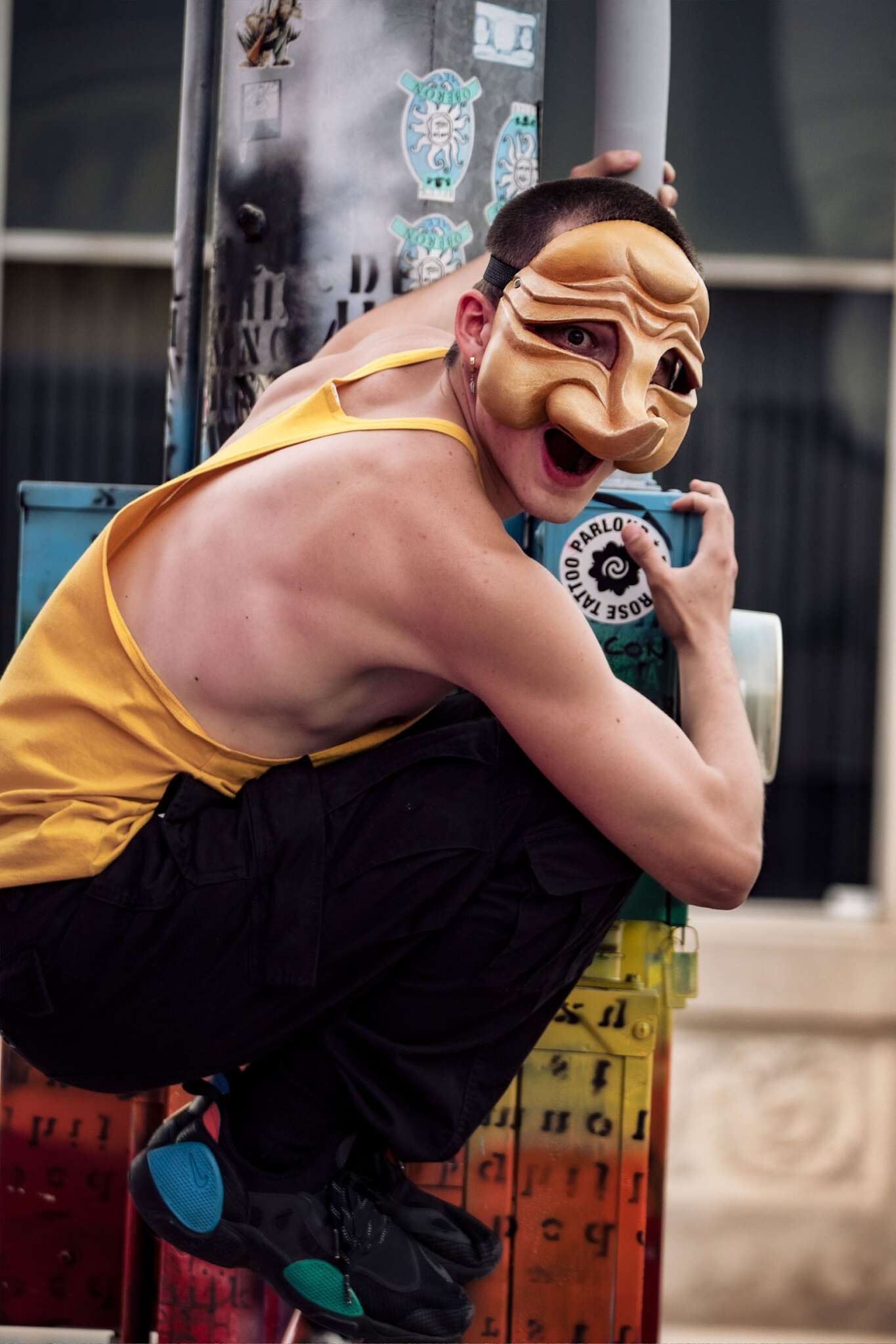 Torpedio zanni for commedia dell'arte by theater-masks.com