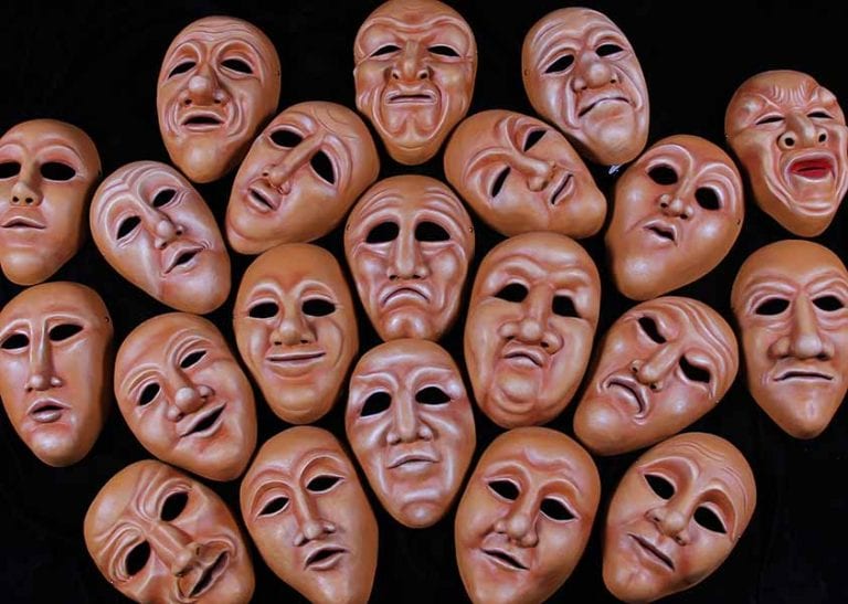 full face character mask set of 21
