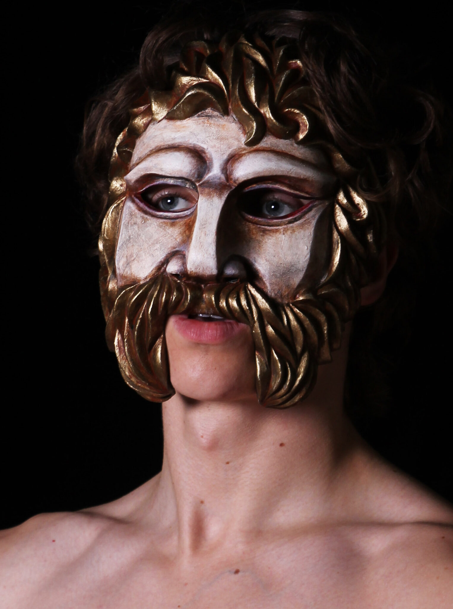 Odysseus Mask Created for Greek Theater by Theater-Masks.com